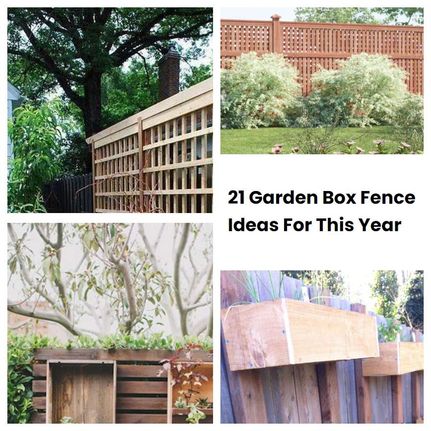 21 Garden Box Fence Ideas For This Year | SharonSable