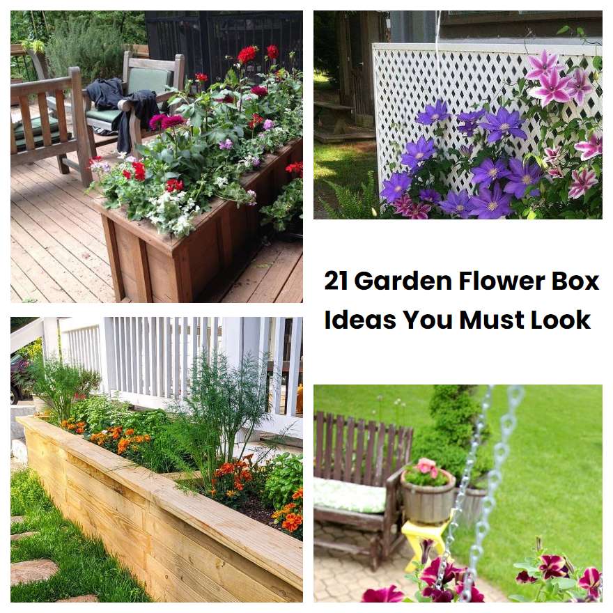 21 Garden Flower Box Ideas You Must Look | SharonSable