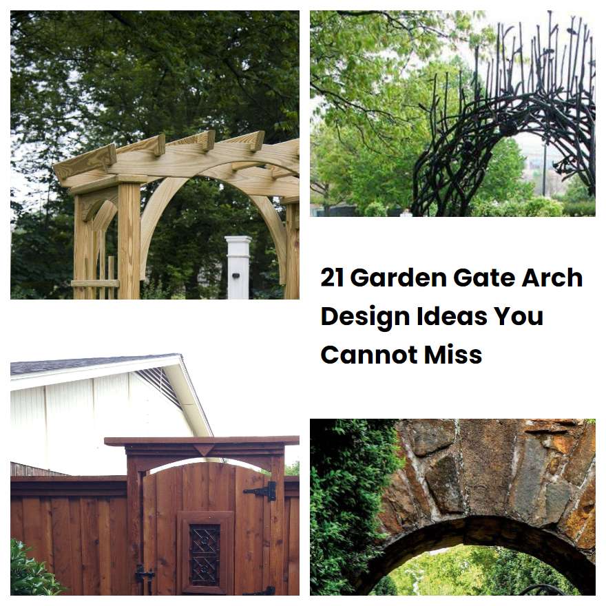 21 Garden Gate Arch Design Ideas You Cannot Miss | SharonSable