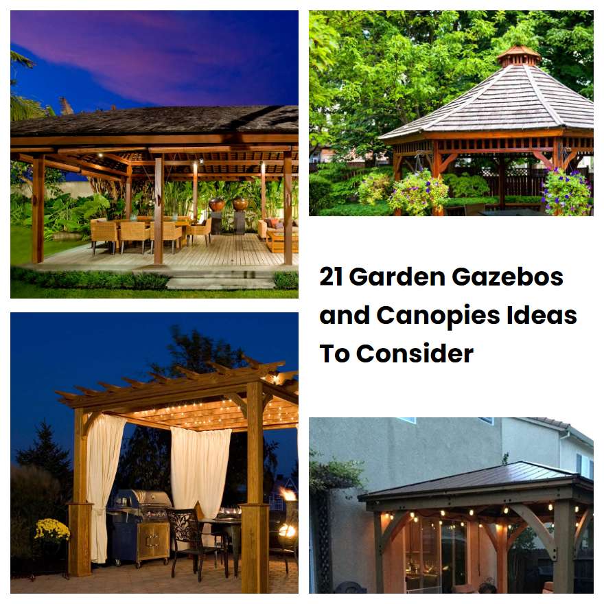 21 Garden Gazebos and Canopies Ideas To Consider | SharonSable