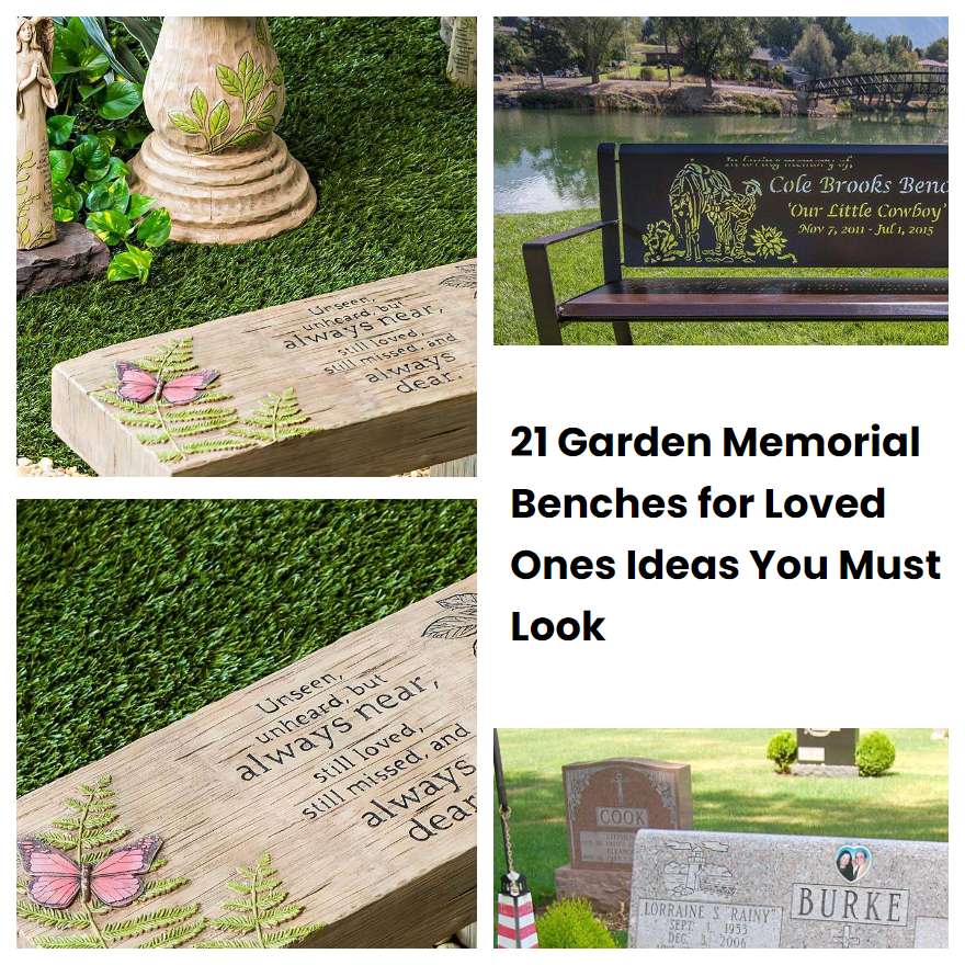 21 Garden Memorial Benches for Loved Ones Ideas You Must Look | SharonSable