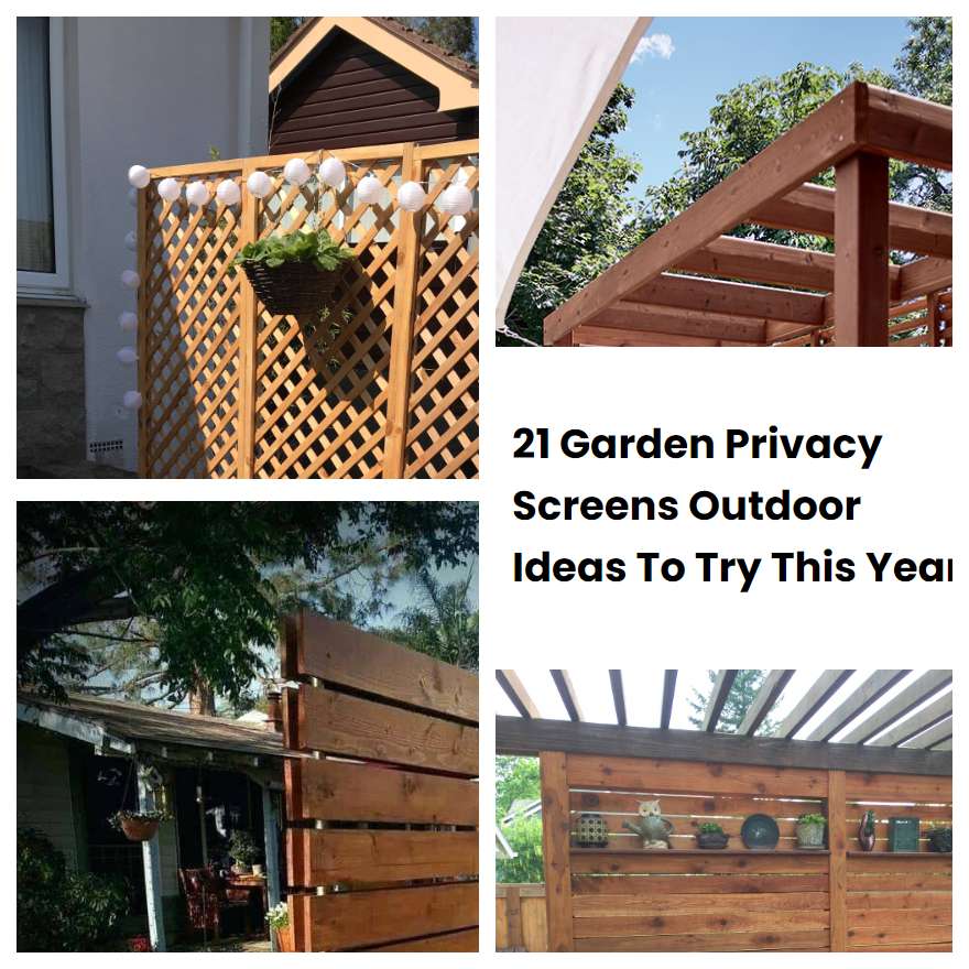 21 Garden Privacy Screens Outdoor Ideas To Try This Year | SharonSable