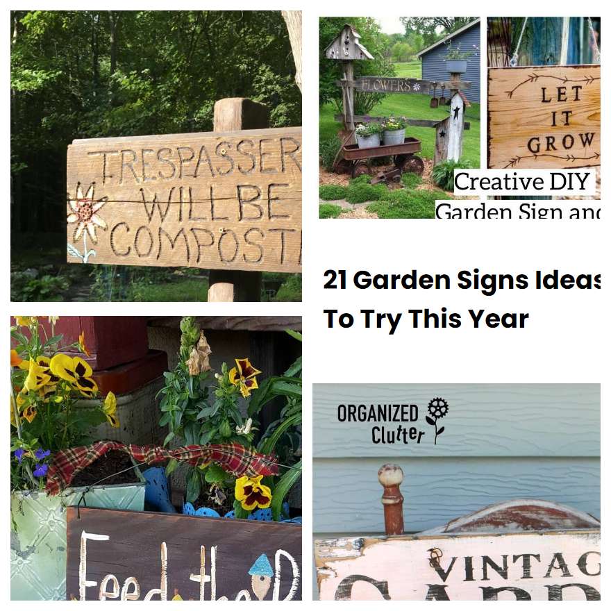 21 Garden Signs Ideas To Try This Year | SharonSable