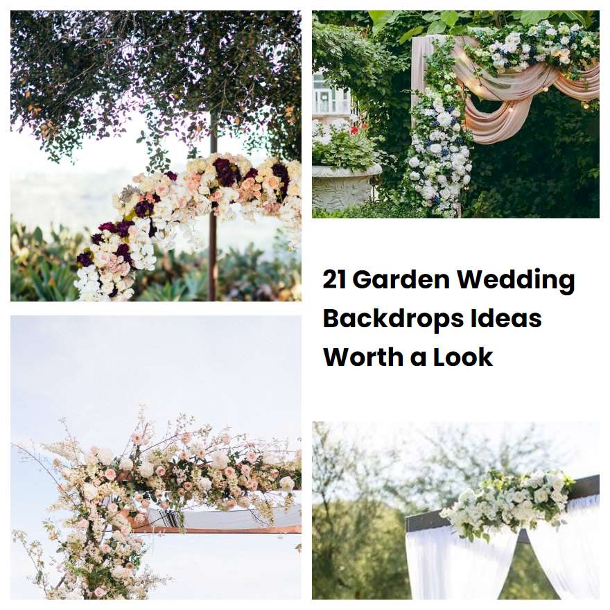21 Garden Wedding Backdrops Ideas Worth a Look | SharonSable