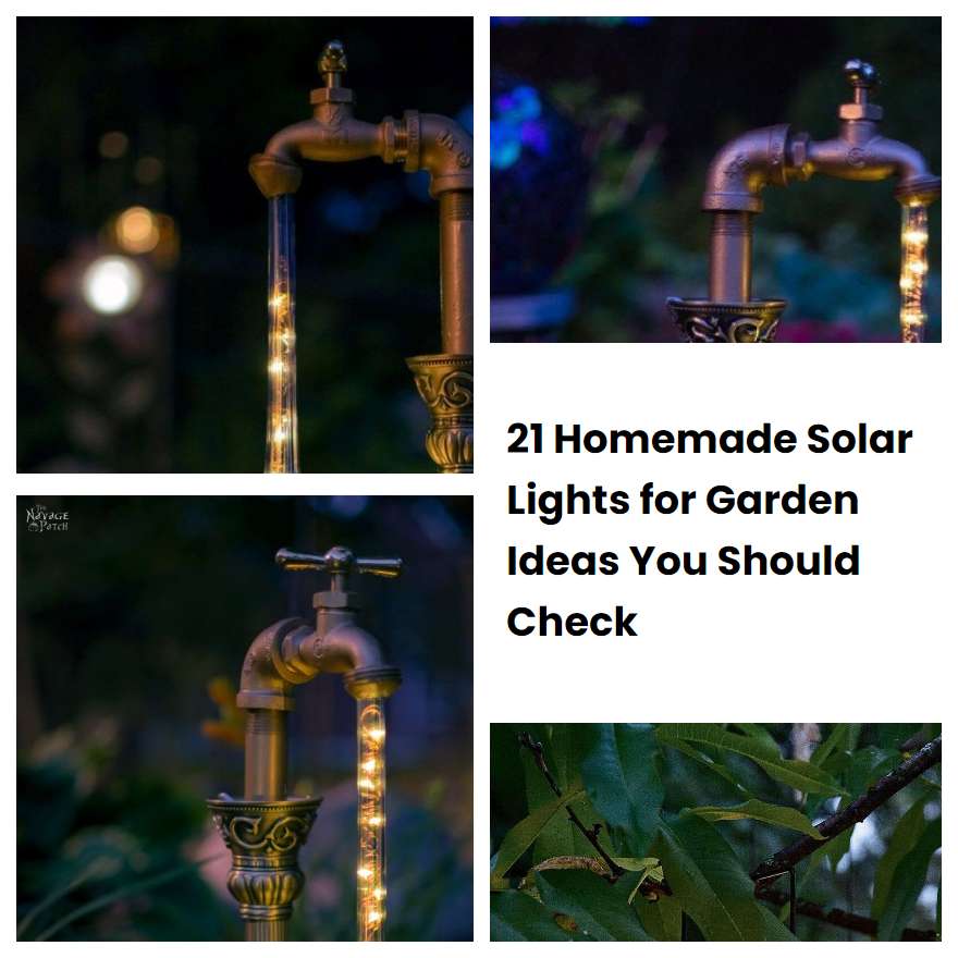 21 Homemade Solar Lights for Garden Ideas You Should Check | SharonSable