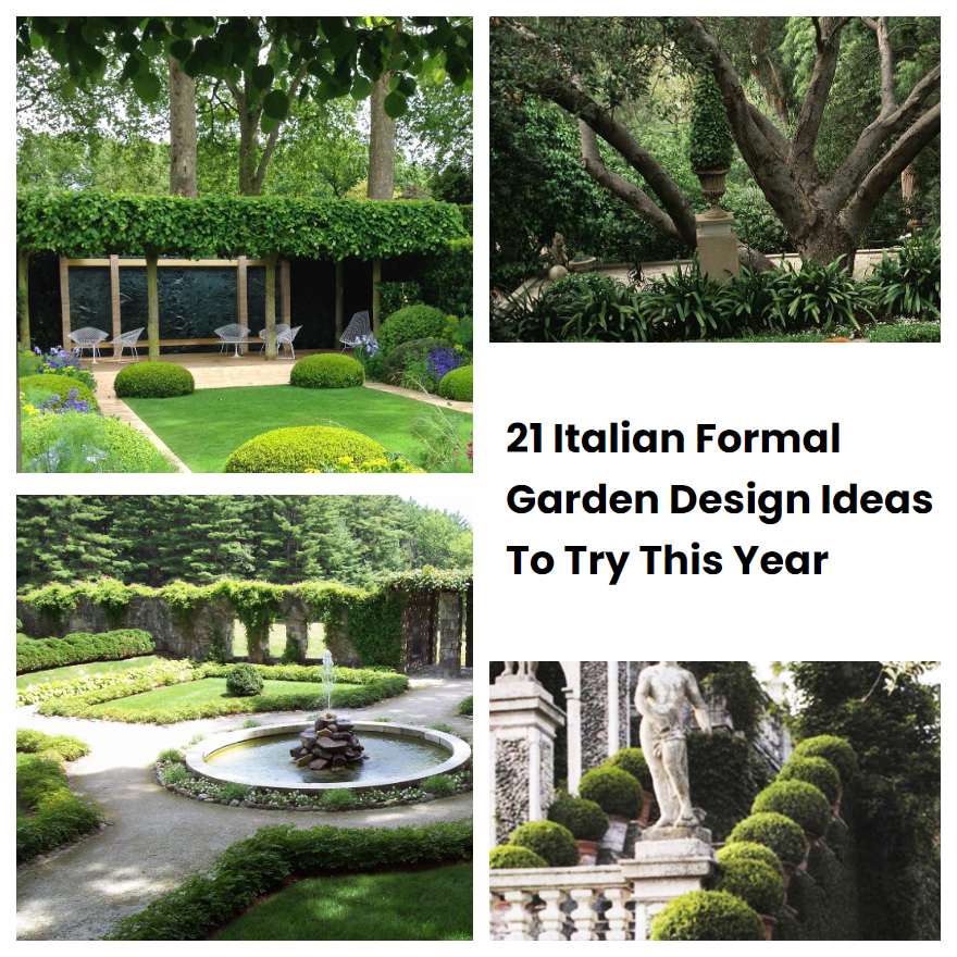 21 Italian Formal Garden Design Ideas To Try This Year | SharonSable