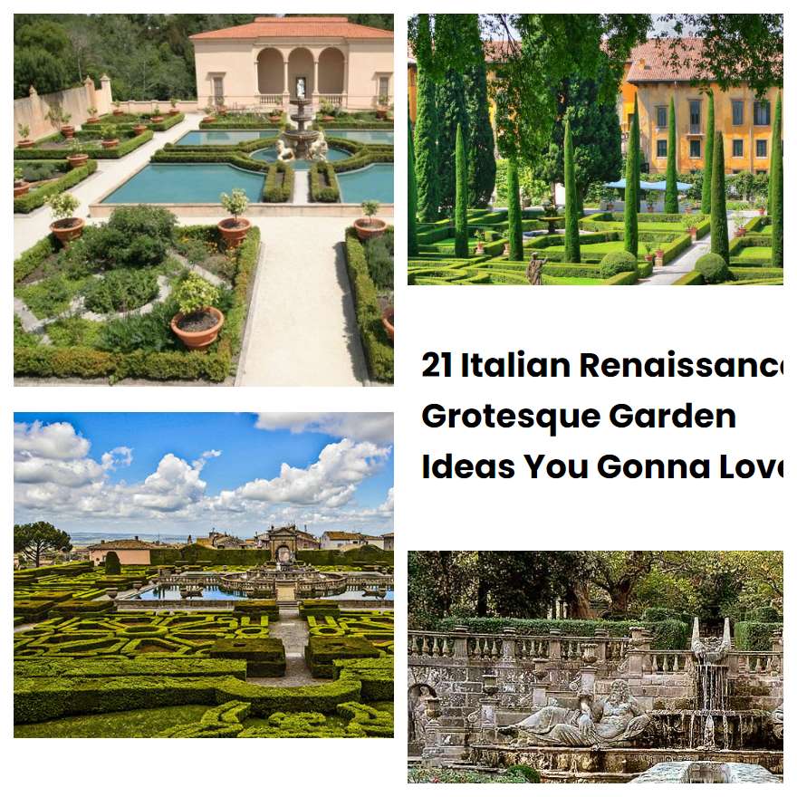 21 Italian Renaissance Grotesque Garden Ideas You Gonna Love | SharonSable