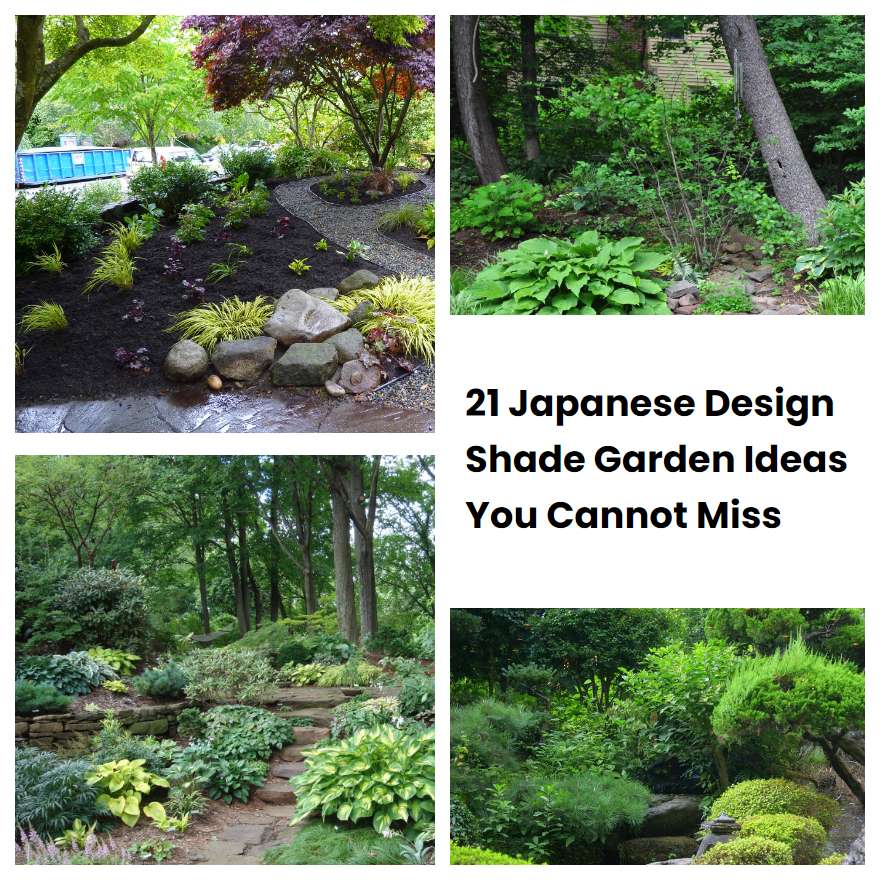 21 Japanese Design Shade Garden Ideas You Cannot Miss | SharonSable