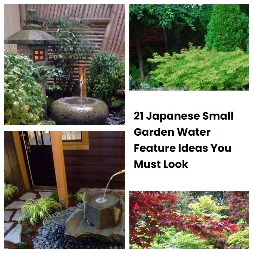 21 Japanese Small Garden Water Feature Ideas You Must Look | SharonSable