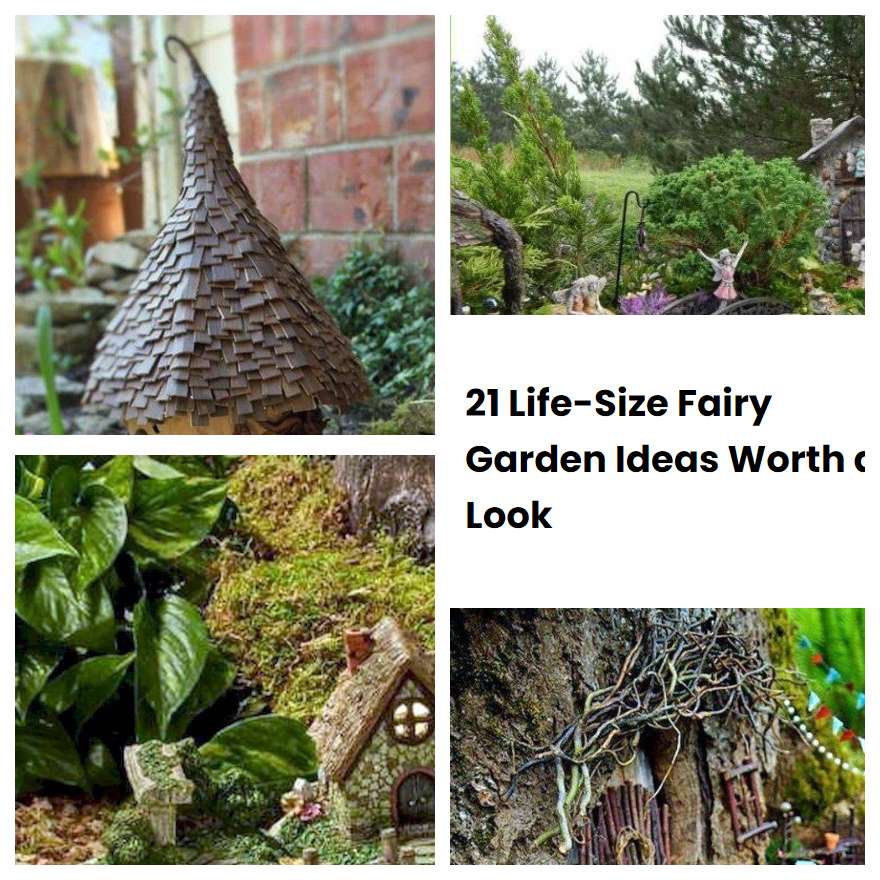 21 Life-Size Fairy Garden Ideas Worth a Look | SharonSable