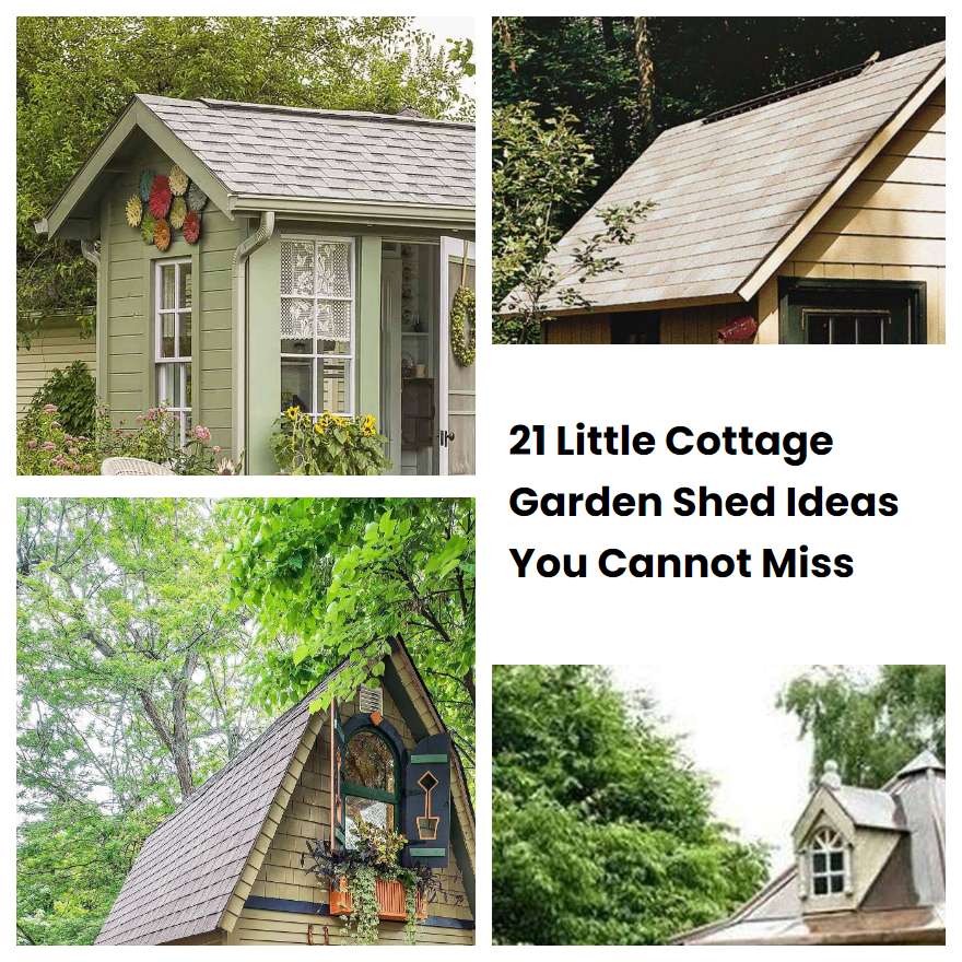 21 Little Cottage Garden Shed Ideas You Cannot Miss | SharonSable
