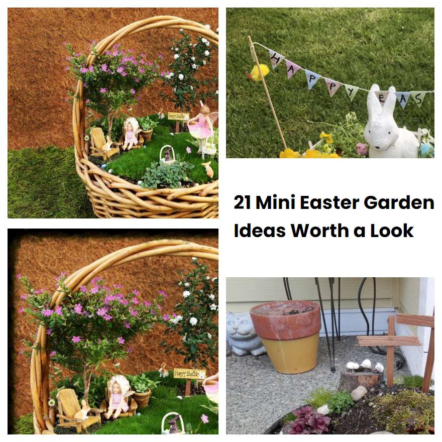 21 Mini Easter Garden Ideas Worth a Look | SharonSable
