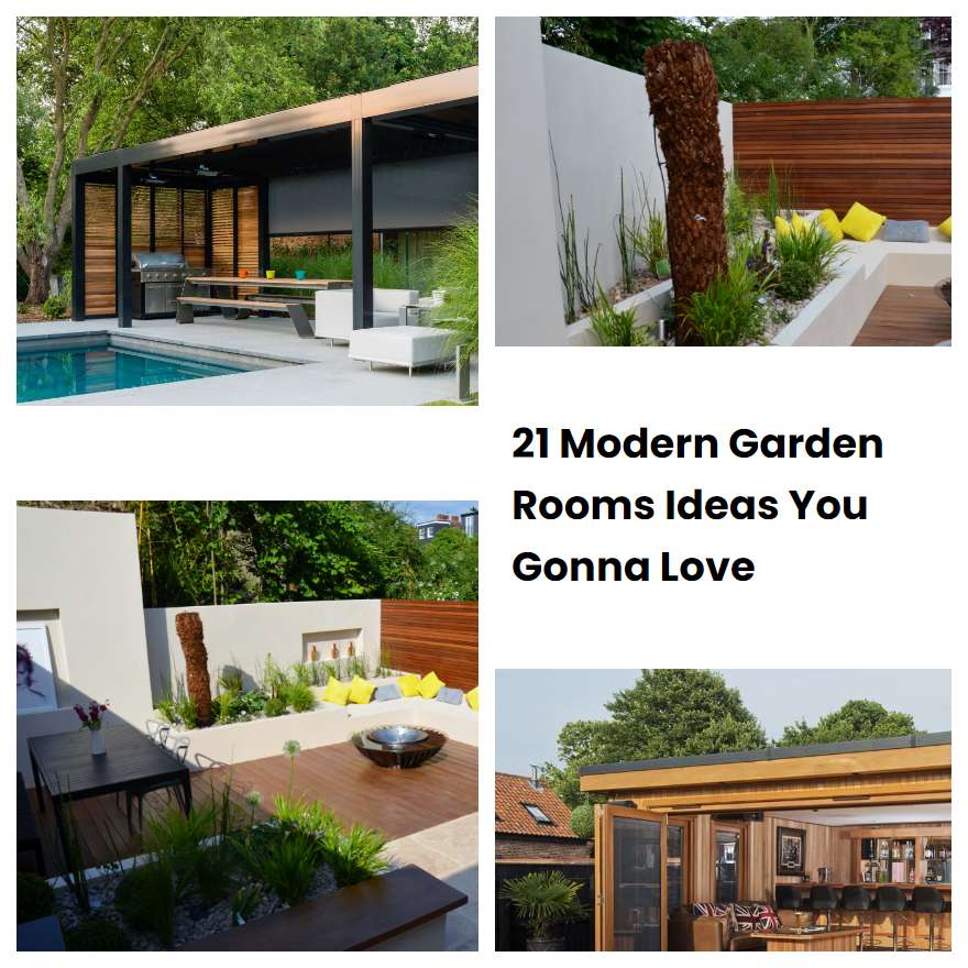 21 Modern Garden Rooms Ideas You Gonna Love | SharonSable