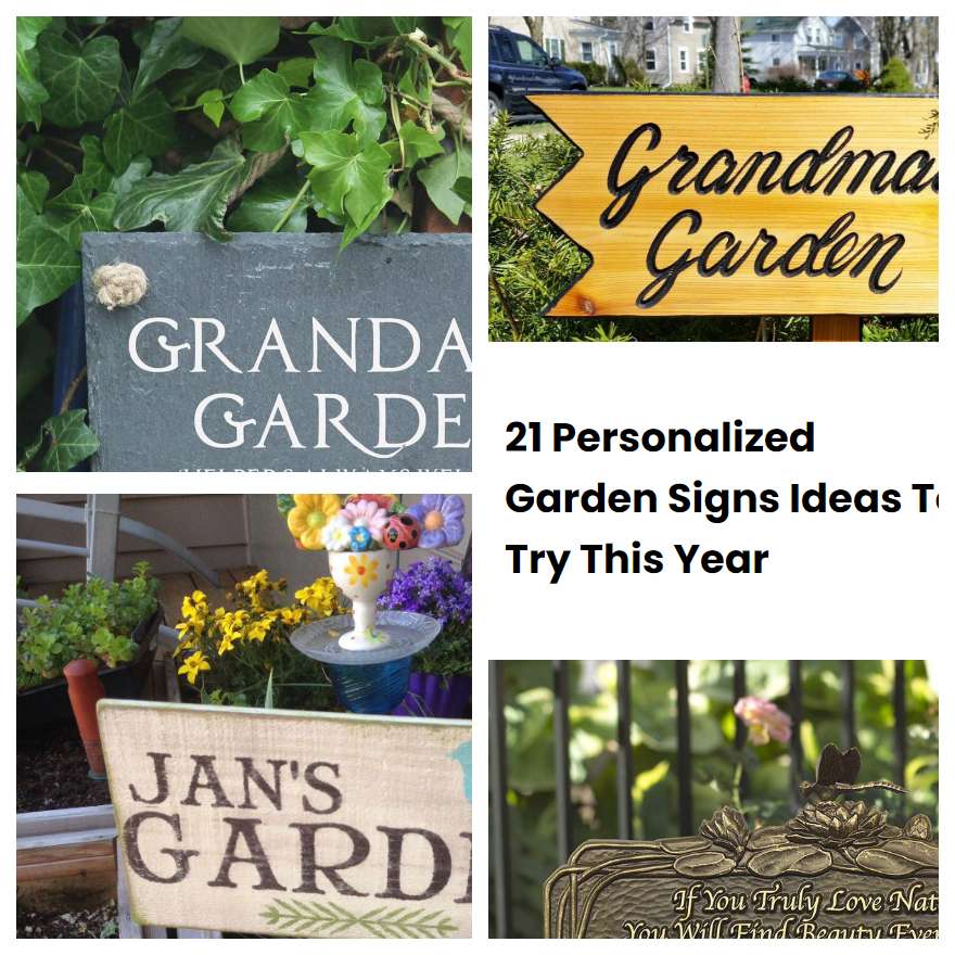21 Personalized Garden Signs Ideas To Try This Year | SharonSable
