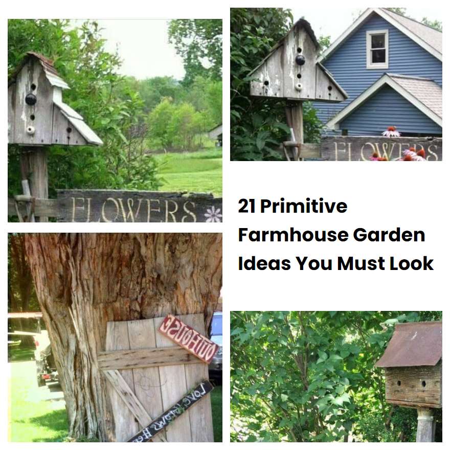 21 Primitive Farmhouse Garden Ideas You Must Look | SharonSable