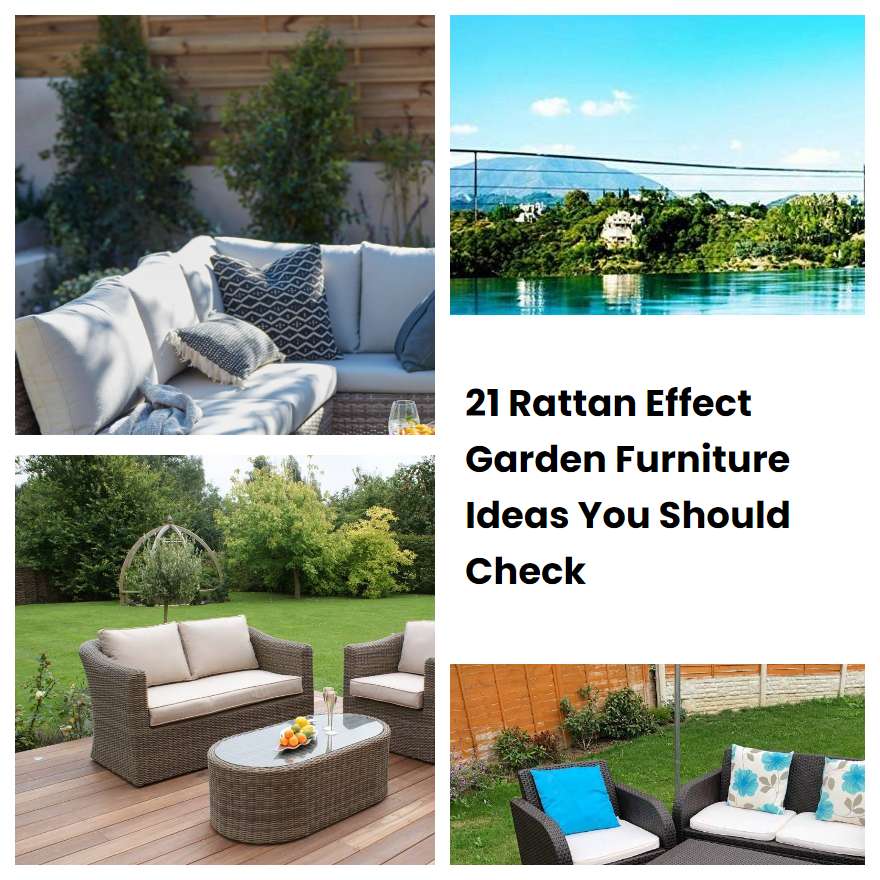 21 Rattan Effect Garden Furniture Ideas You Should Check | SharonSable