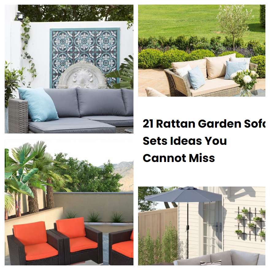 21 Rattan Garden Sofa Sets Ideas You Cannot Miss | SharonSable