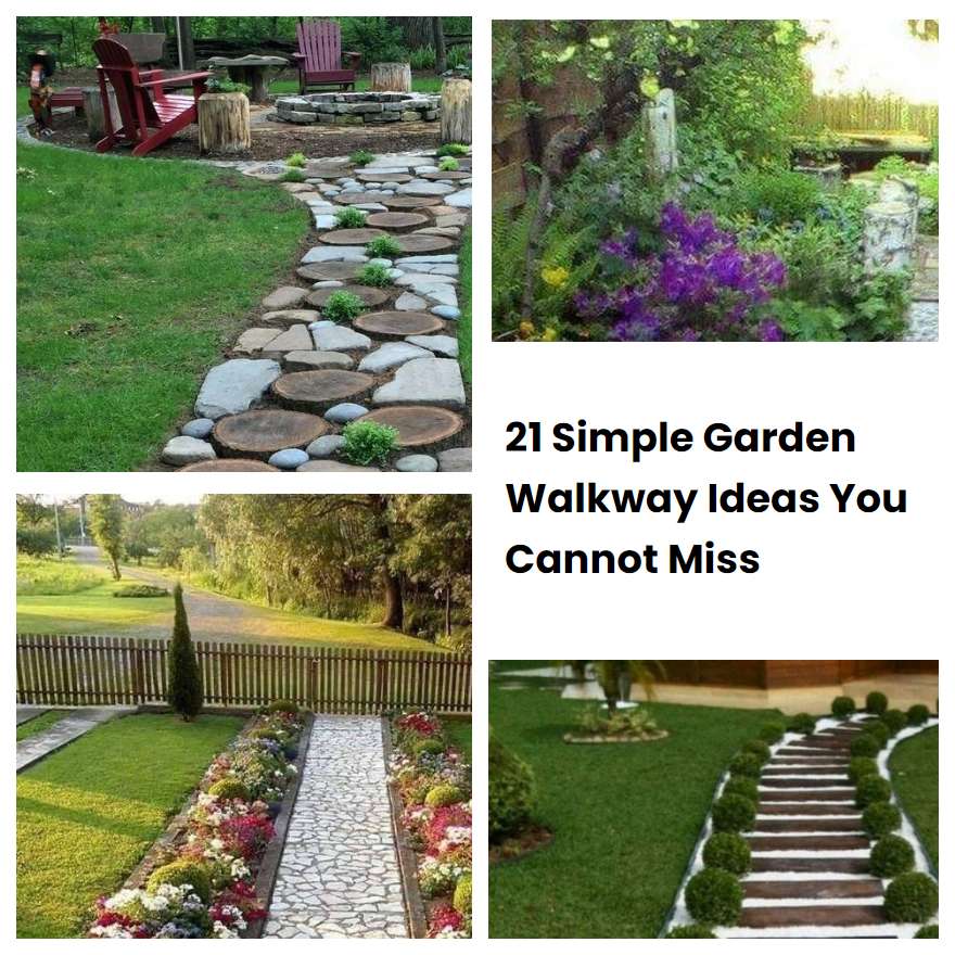 21 Simple Garden Walkway Ideas You Cannot Miss | SharonSable