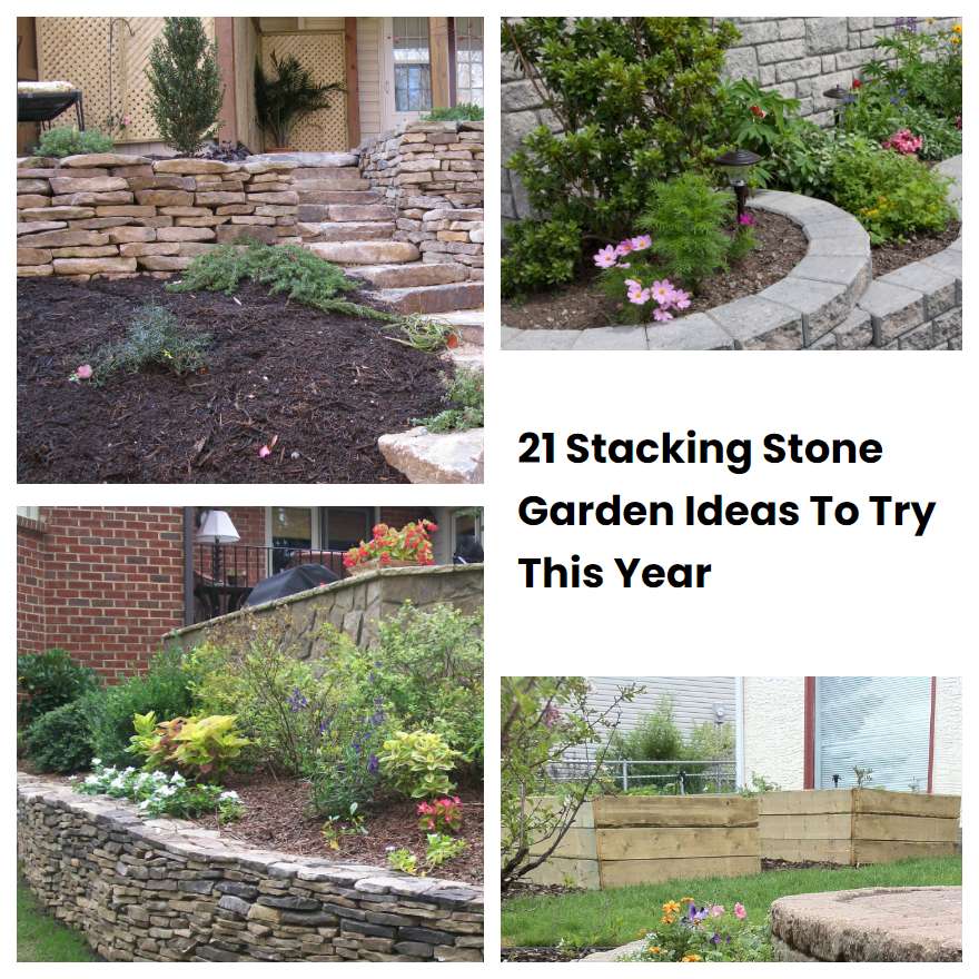 21 Stacking Stone Garden Ideas To Try This Year | SharonSable