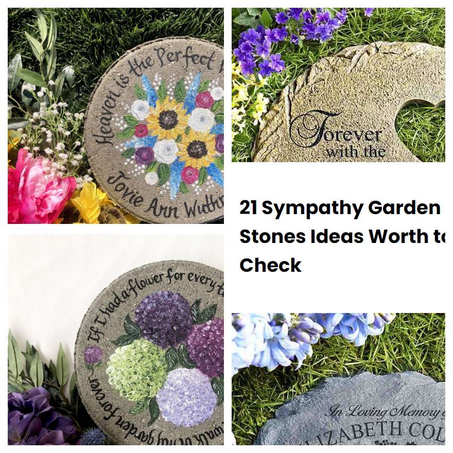 21 Sympathy Garden Stones Ideas Worth to Check | SharonSable