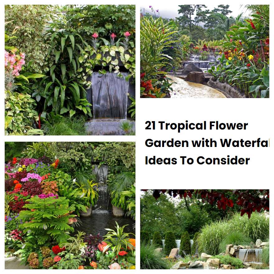21 Tropical Flower Garden with Waterfall Ideas To Consider | SharonSable