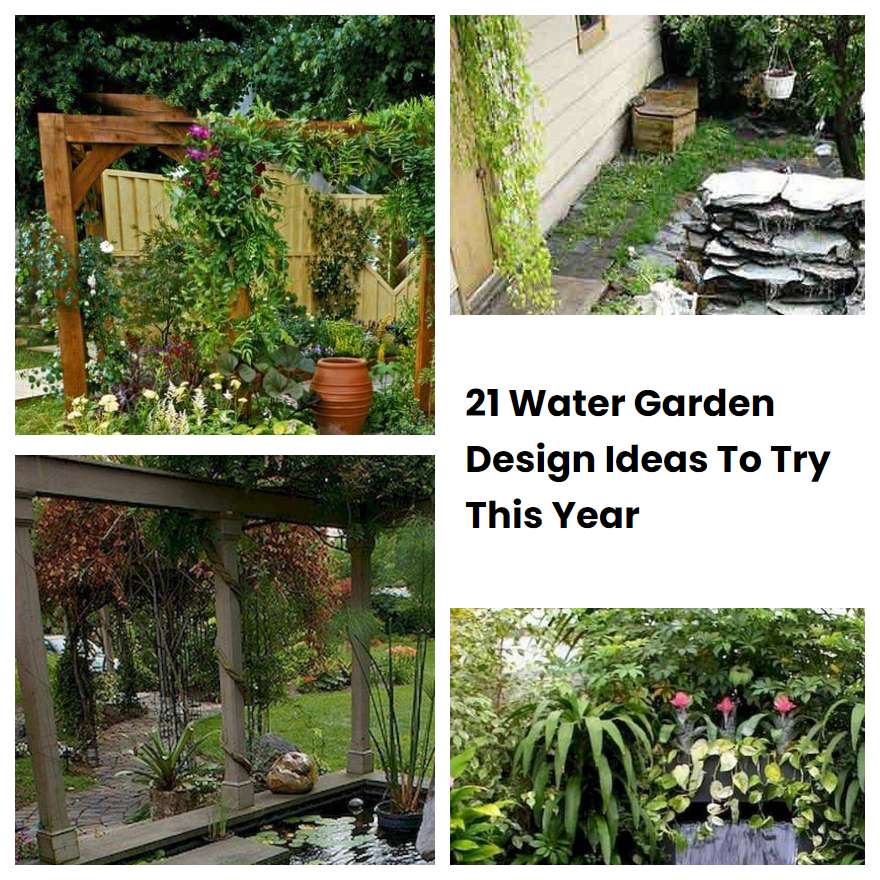 21 Water Garden Design Ideas To Try This Year | SharonSable