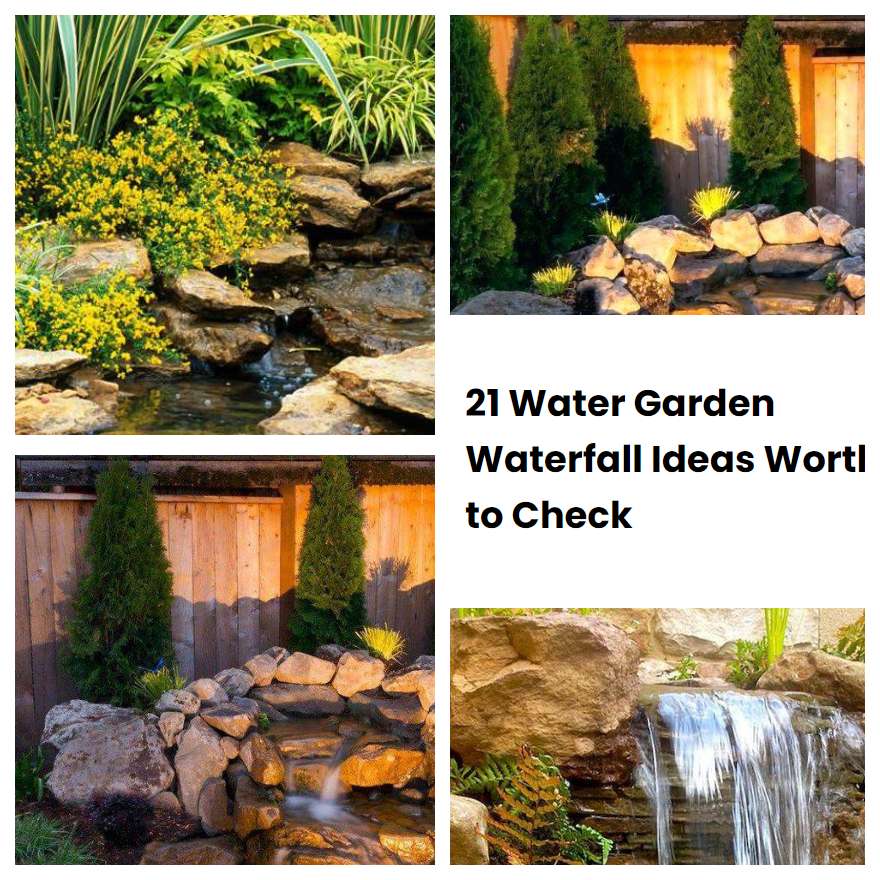 21 Water Garden Waterfall Ideas Worth to Check | SharonSable