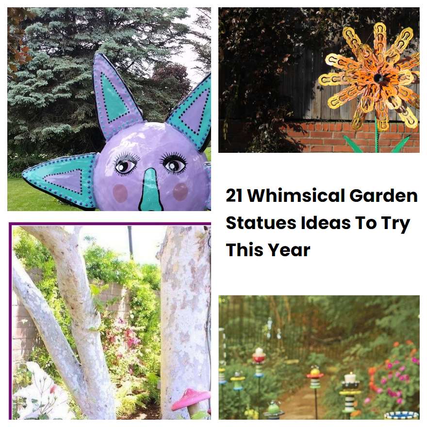 21 Whimsical Garden Statues Ideas To Try This Year | SharonSable