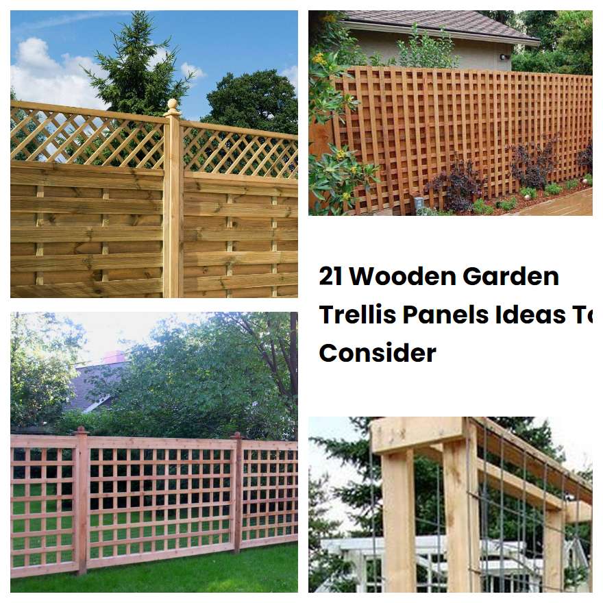 21 Wooden Garden Trellis Panels Ideas To Consider | SharonSable