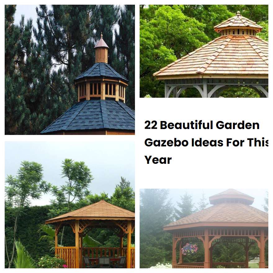 22 Beautiful Garden Gazebo Ideas For This Year | SharonSable