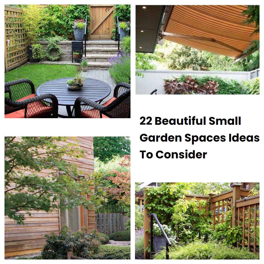 22 Beautiful Small Garden Spaces Ideas To Consider | SharonSable