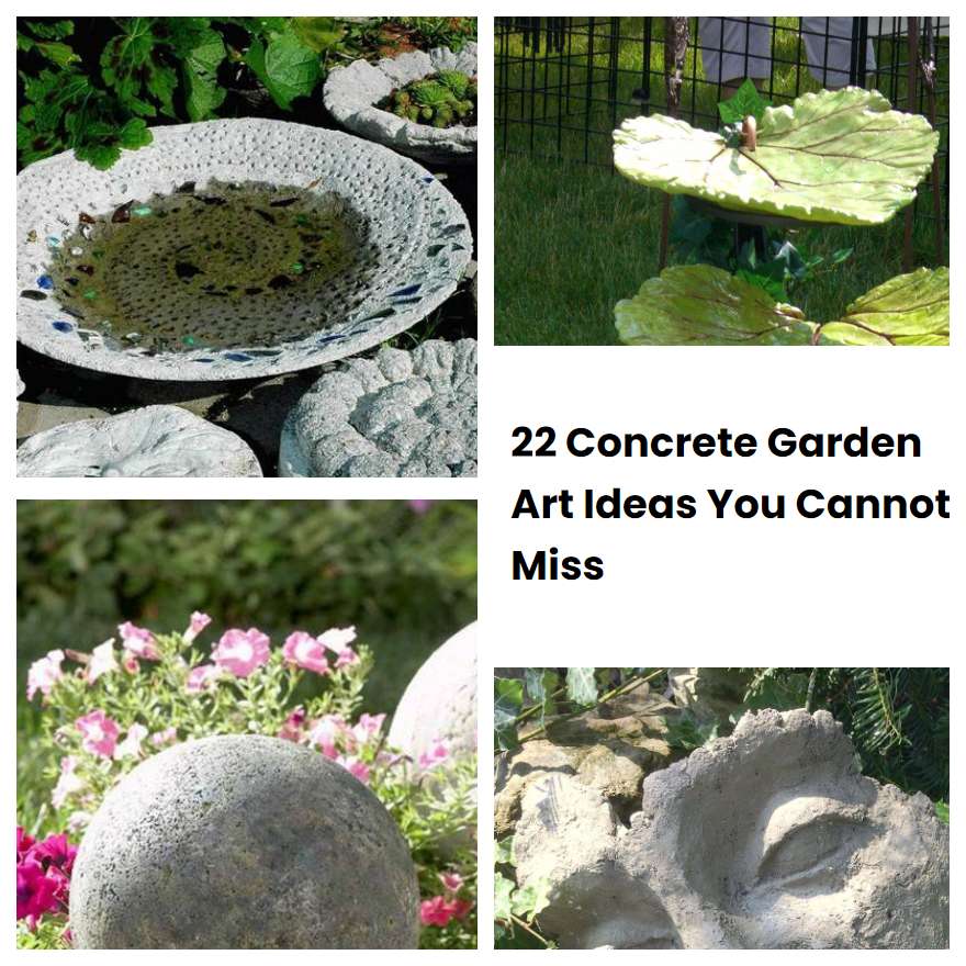 22 Concrete Garden Art Ideas You Cannot Miss | SharonSable