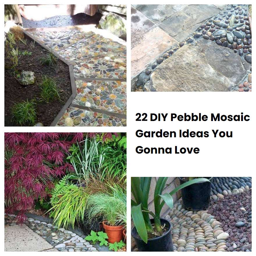 22 DIY Pebble Mosaic Garden Ideas You Gonna Love | SharonSable