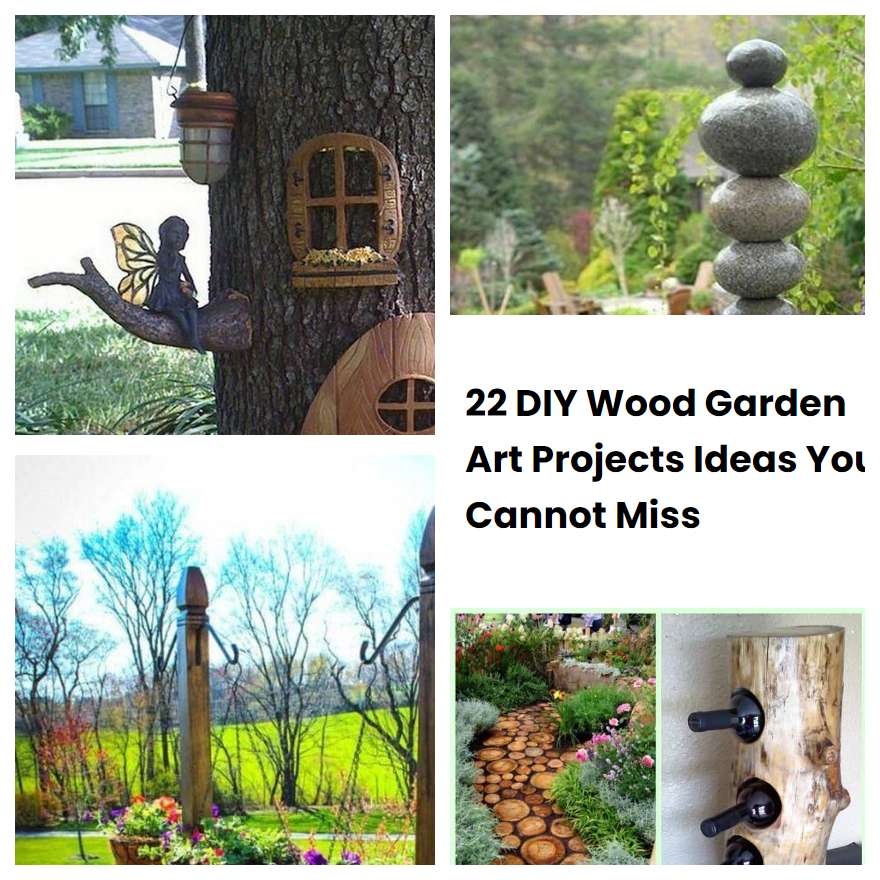 22 Diy Wood Garden Art Projects Ideas You Cannot Miss Sharonsable