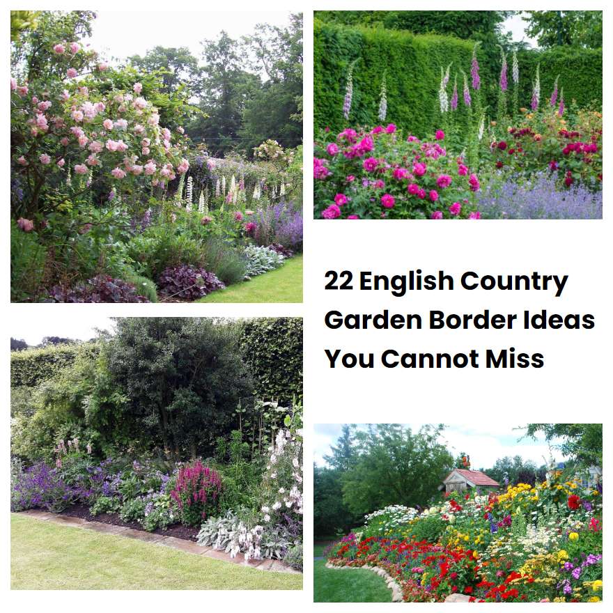 22 English Country Garden Border Ideas You Cannot Miss | SharonSable