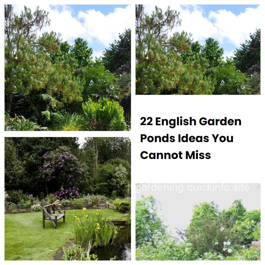 22 English Garden Ponds Ideas You Cannot Miss | SharonSable