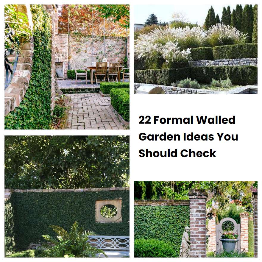 22 Formal Walled Garden Ideas You Should Check | SharonSable