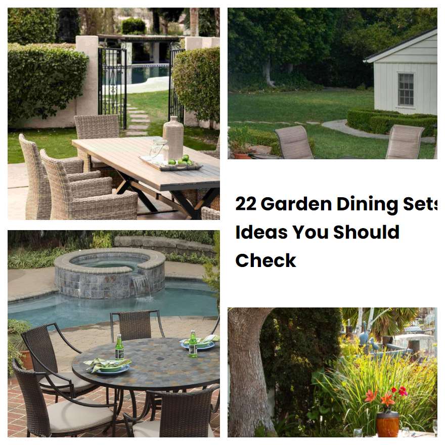 22 Garden Dining Sets Ideas You Should Check | SharonSable