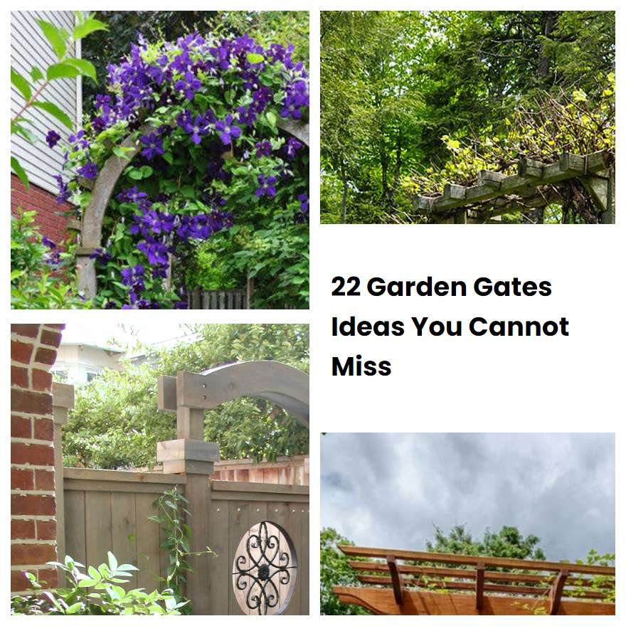 22 Garden Gates Ideas You Cannot Miss | SharonSable