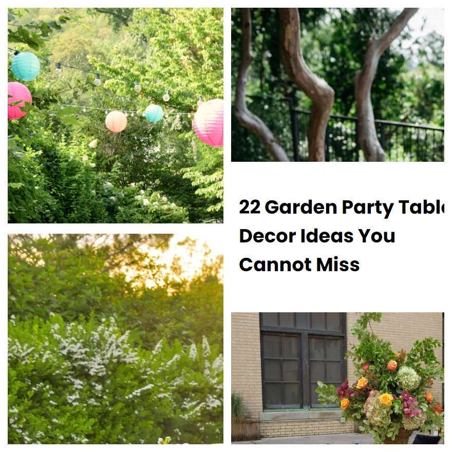 22 Garden Party Table Decor Ideas You Cannot Miss | SharonSable