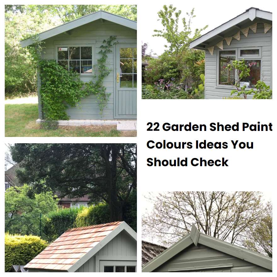 22 Garden Shed Paint Colours Ideas You Should Check | SharonSable