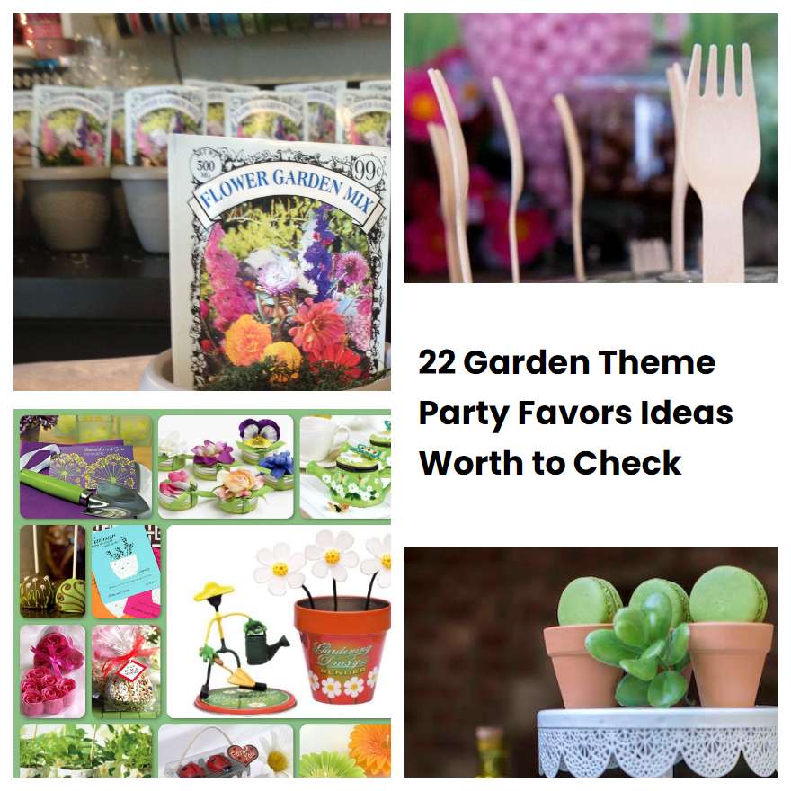 22 Garden Theme Party Favors Ideas Worth to Check | SharonSable
