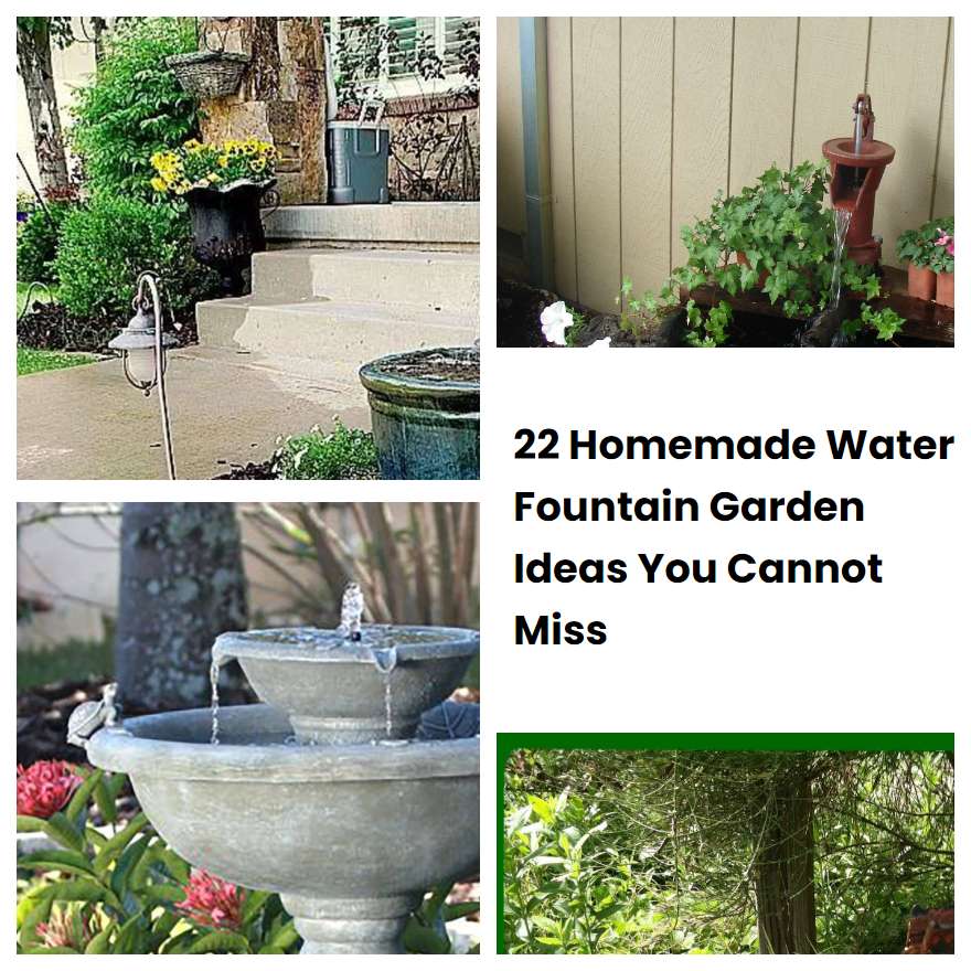 22 Homemade Water Fountain Garden Ideas You Cannot Miss | SharonSable