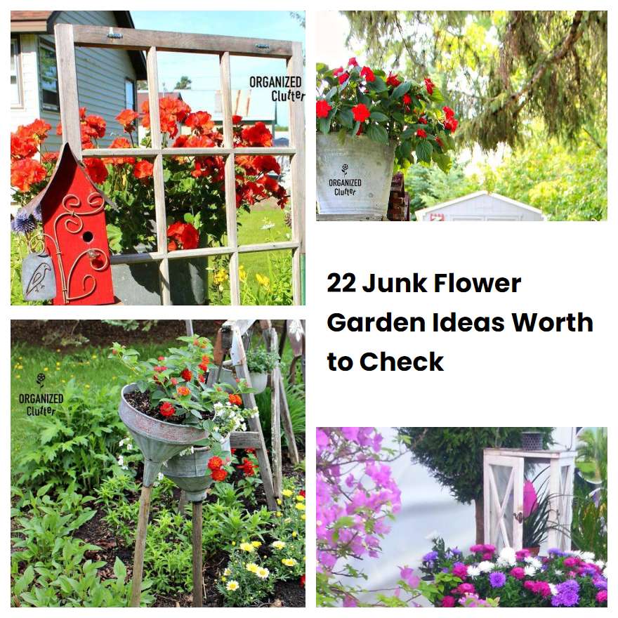 22 Junk Flower Garden Ideas Worth to Check | SharonSable