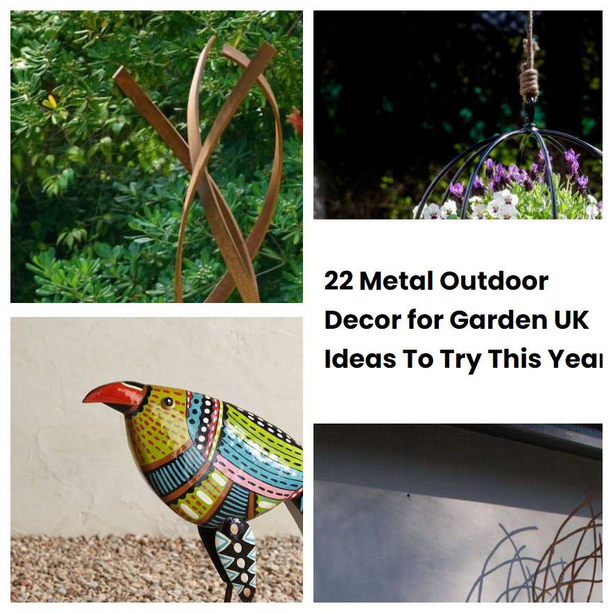 22 Metal Outdoor Decor for Garden UK Ideas To Try This Year | SharonSable