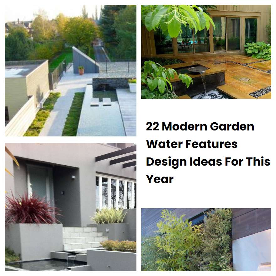 22 Modern Garden Water Features Design Ideas For This Year | SharonSable