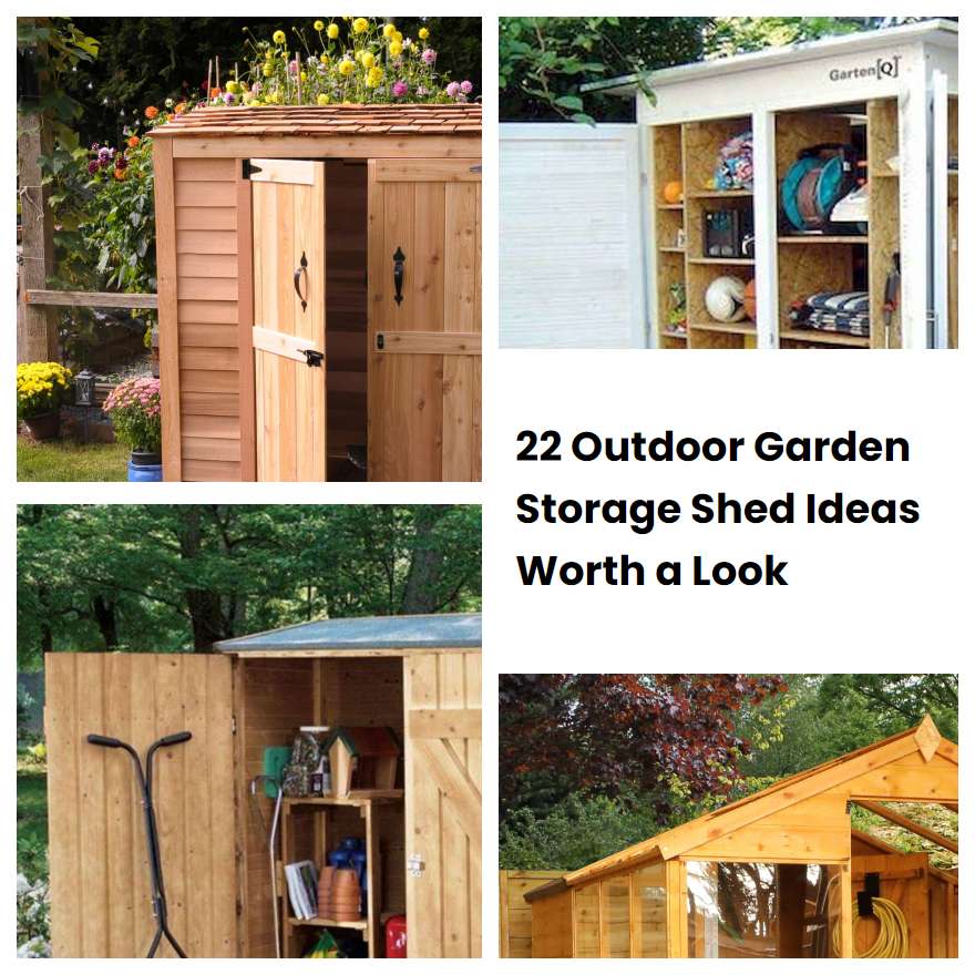 22 Outdoor Garden Storage Shed Ideas Worth a Look | SharonSable