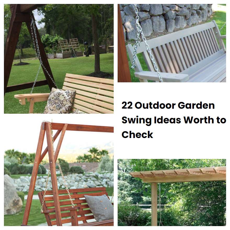 22 Outdoor Garden Swing Ideas Worth to Check | SharonSable