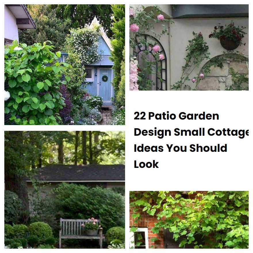 22 Patio Garden Design Small Cottage Ideas You Should Look | SharonSable