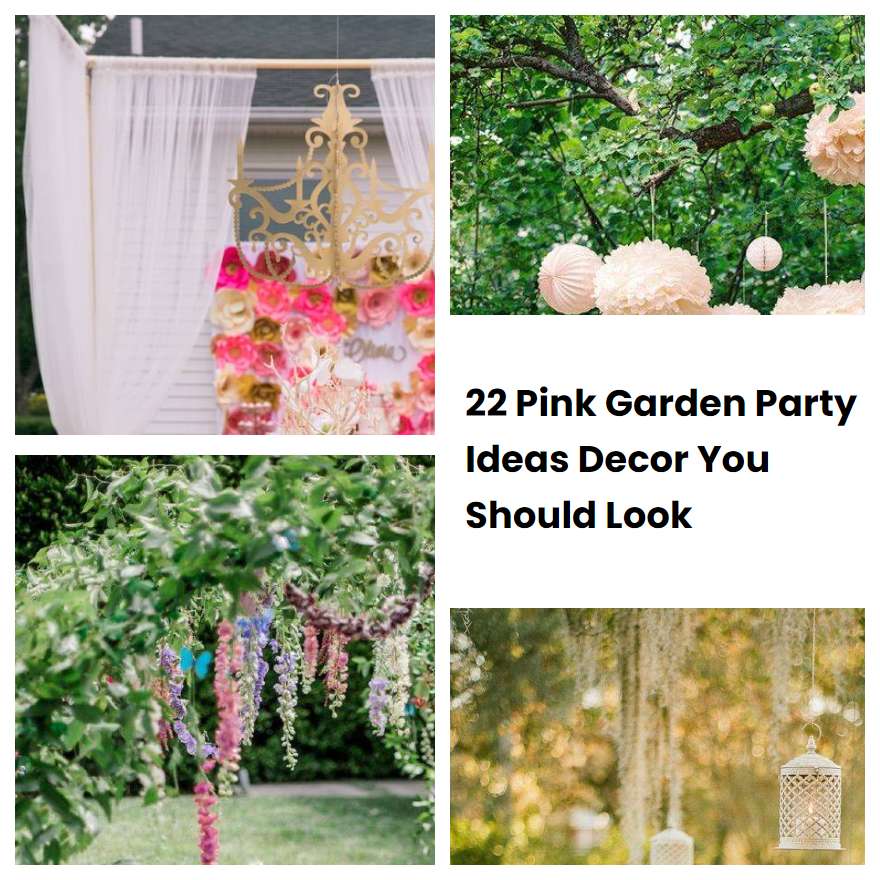 22 Pink Garden Party Ideas Decor You Should Look | SharonSable